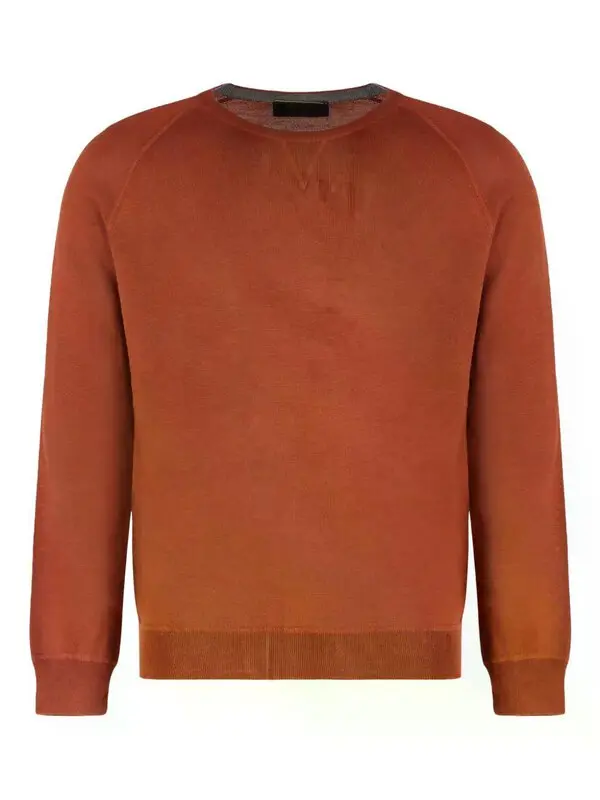 MOORER Raglan Crew-neck Sweater