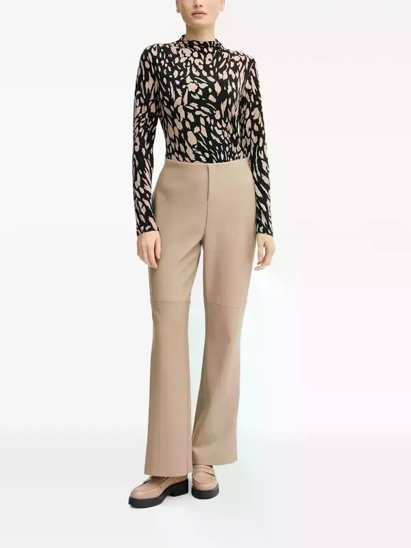 Joseph Ribkoff Printed Ruched Blouse