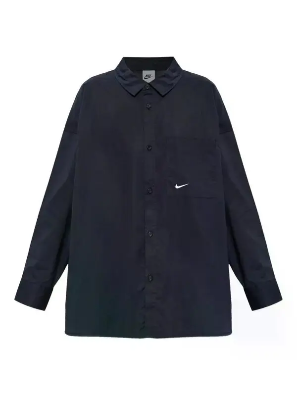 Nike Logo Detail Button Down Shirt