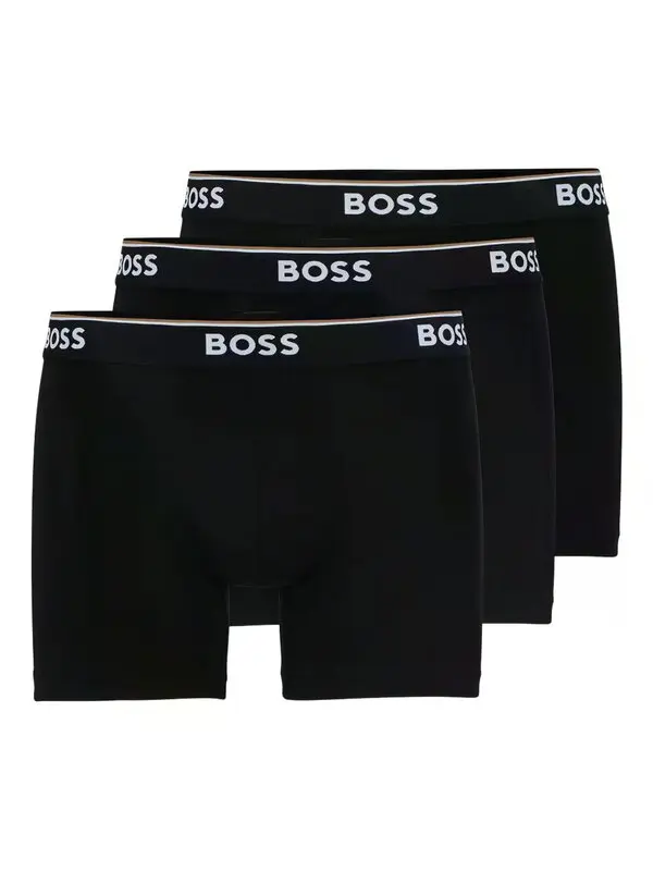 Hugo Logo-waistband Boxers - Black