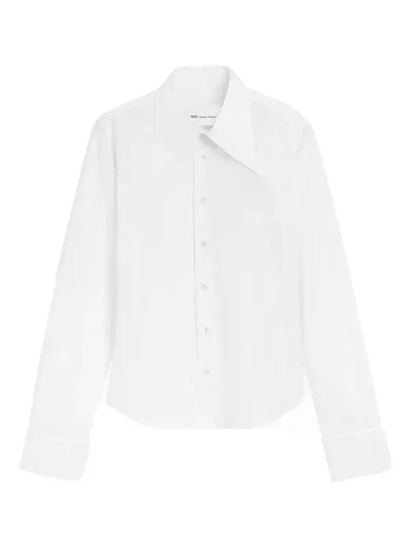 Ami Fitted Shirt With Sharp Collar