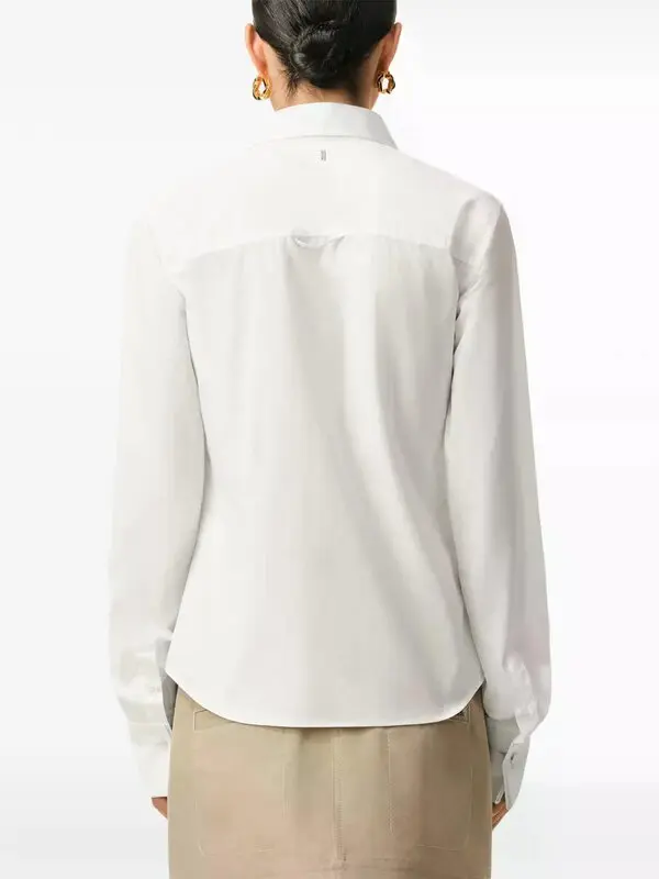 Ami Fitted Shirt With Sharp Collar