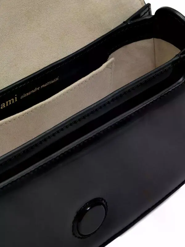 Ami Paris Shoulder Bag - Black