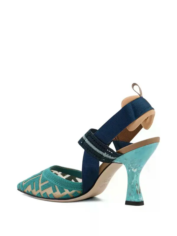Fendi Colibrì Logo-print Straps Pumps