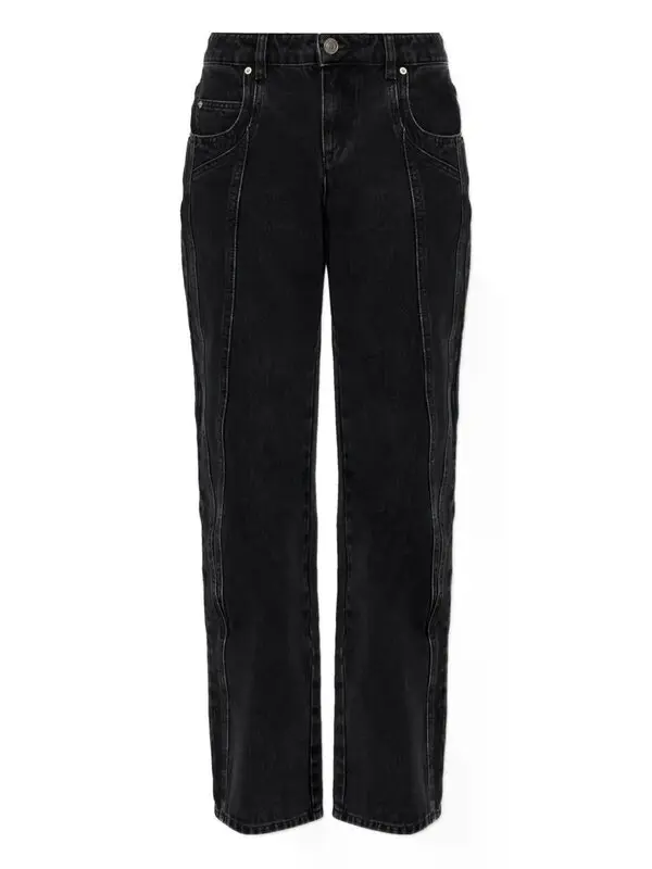 MARANT ETOILE Jaylis Seam Trousers - Black