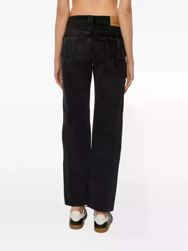 MARANT ETOILE Jaylis Seam Trousers - Black