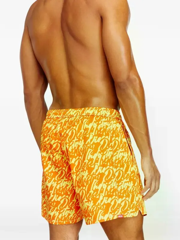 DIESEL® Patterned Swim Shorts