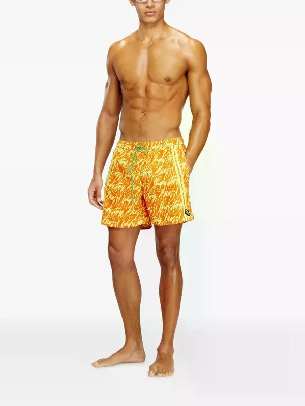 DIESEL® Patterned Swim Shorts