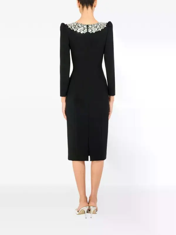 Jenny Packham Jacquetta Embellished Midi Dress - Black