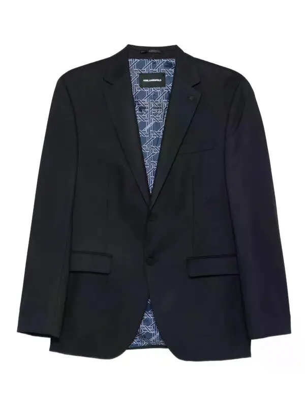 Karl Lagerfeld Nova Notched-lapel Blazer