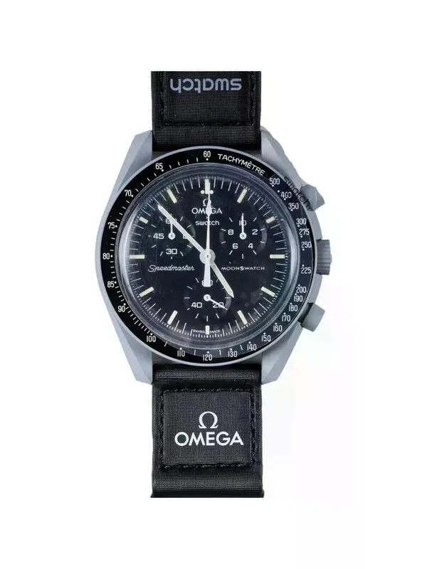 SWATCH X Omega 42mm Watch - Black