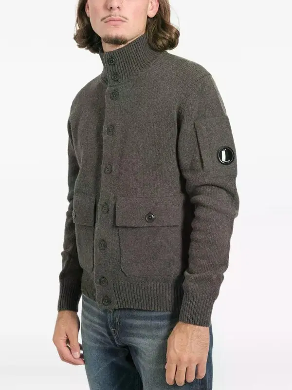 C.P. COMPANY Button-pocket Wool Cardigan
