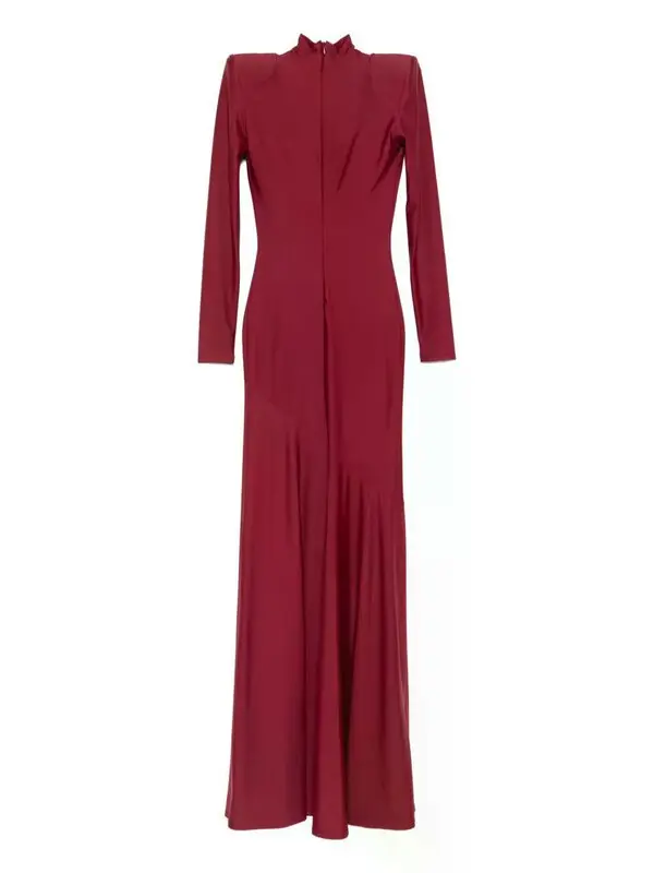 V:PM ATELIER Irma Long-sleeve Maxi Dress - Red