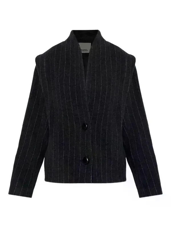 Isabel Marant Pinstripe Padded Coat