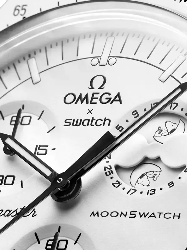 SWATCH X Omega Full Moon 42mm Watch