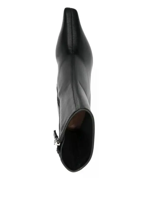 Amina Muaddi Jamie Ankle Boots - Black