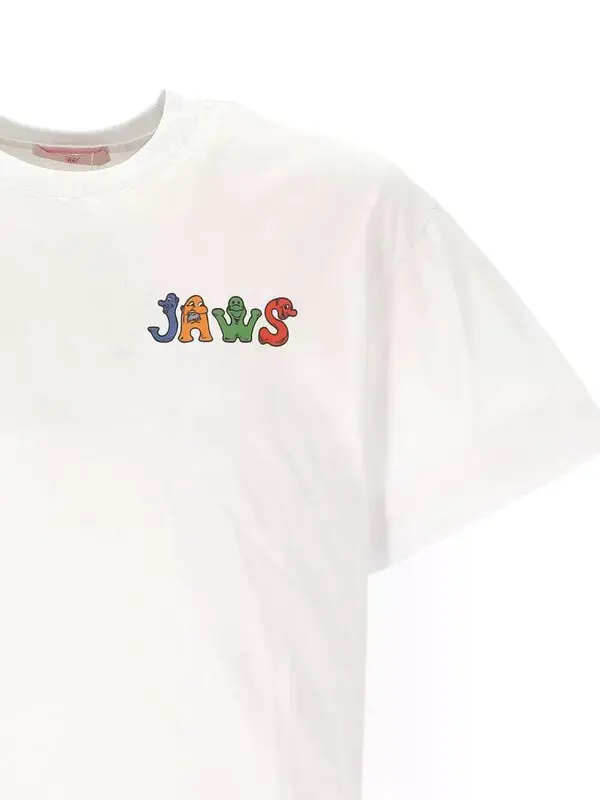 JAWS Logo-print T-shirt