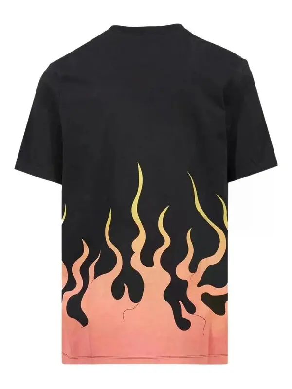 JORDAN X Rui Hachimura Flame-print Logo T-shirt - Black