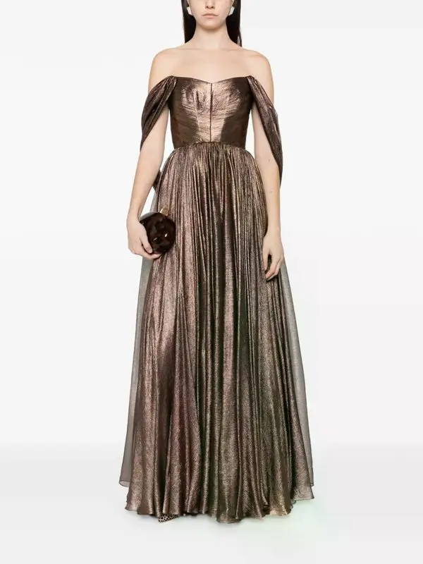 M.MARQUISE Silvana Off-shoulder Maxi Dress