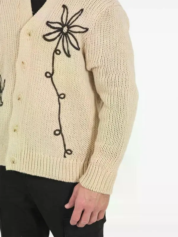 Nn07 Mika Floral-embroidered V-neck Jacket