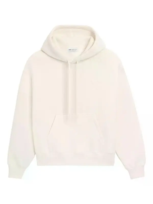 AMI Paris De Coeur Embossed Hooded Sweatshirt - Neutrals