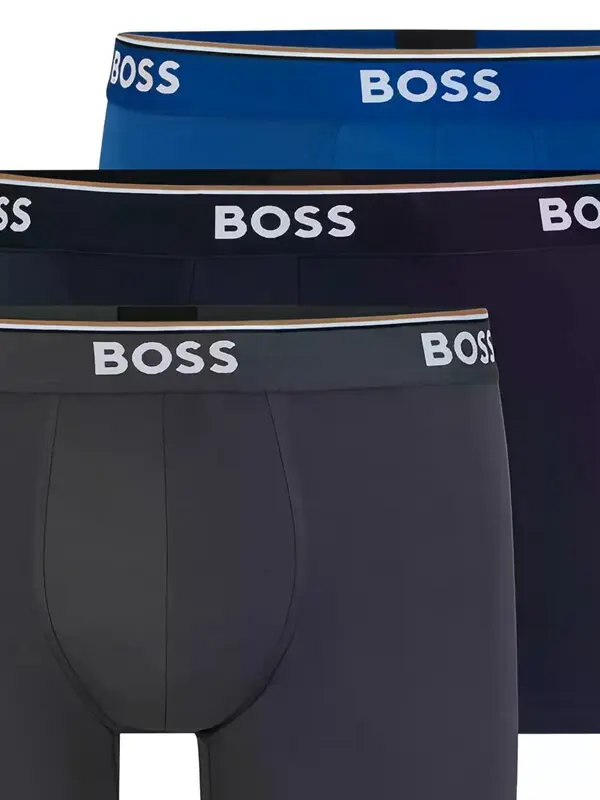 BOSS Logo-waistband Boxers - Blue