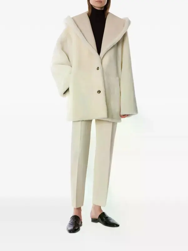 Alberta Ferretti Reversible Button-fastening Coat