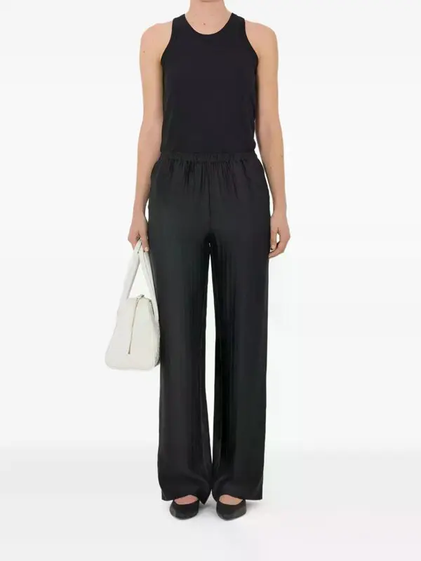Loulou De Saison Kadala Striped Trousers - Black
