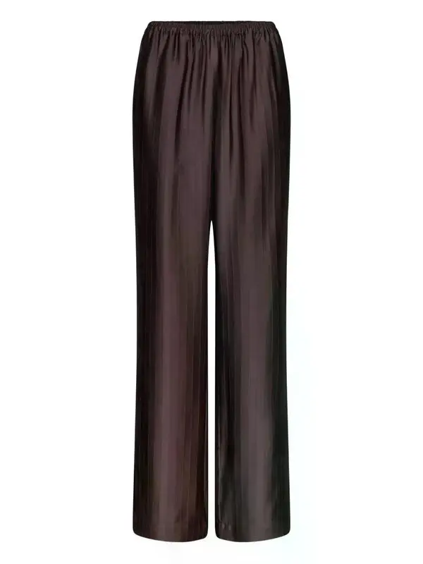 Loulou De Saison Kadala Striped Trousers - Brown