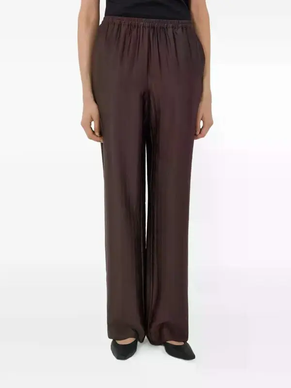 Loulou De Saison Kadala Striped Trousers - Brown