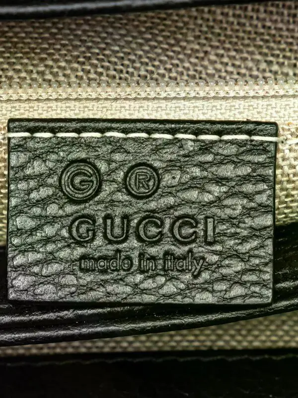 Gucci Interlocking G Satchel - Black