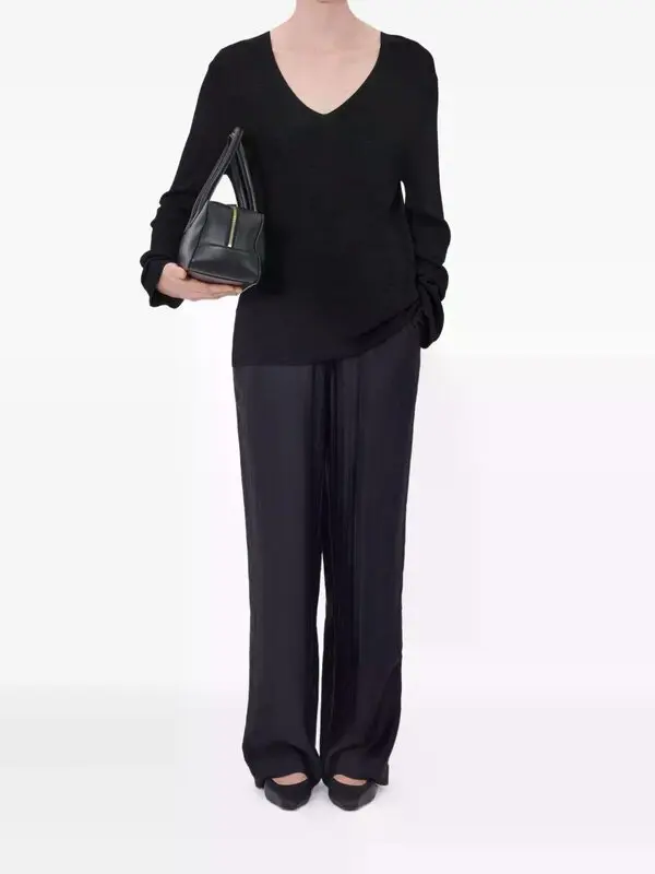 Loulou De Saison Saya V-neck Sweater - Black