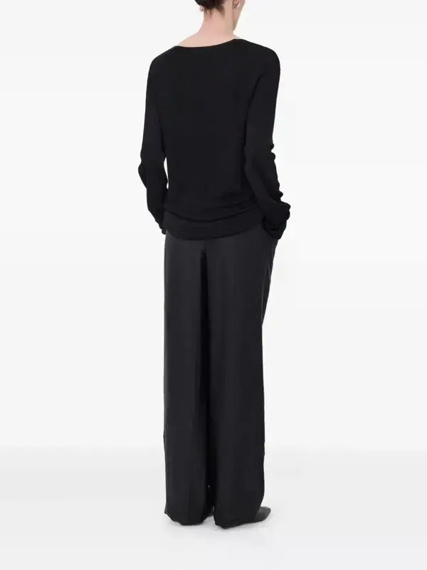 Loulou De Saison Saya V-neck Sweater - Black