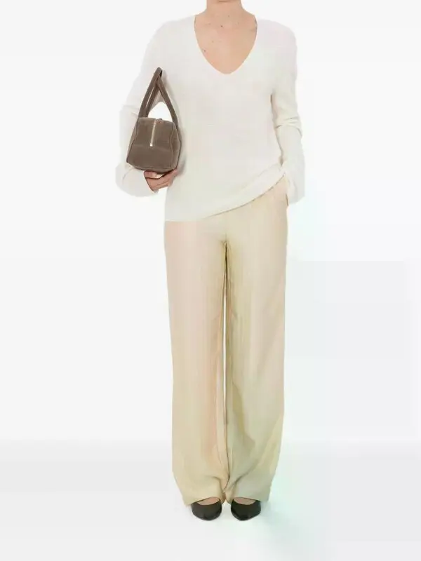 Loulou De Saison Long-sleeve V-neck Sweater