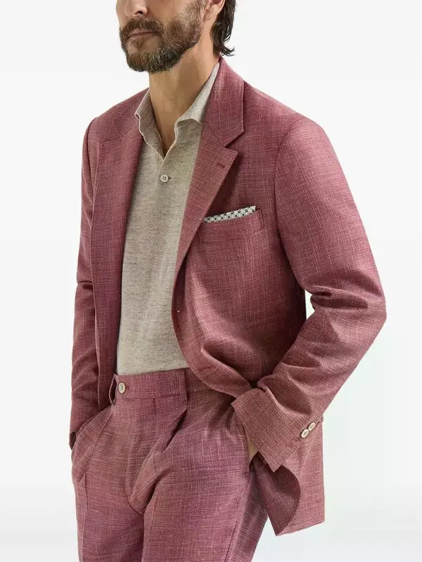 Brunello Cucinelli Single-breasted Blazer - Pink