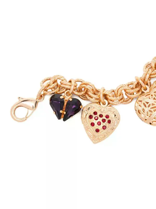 BLAKLACE Heart Charm Bracelet