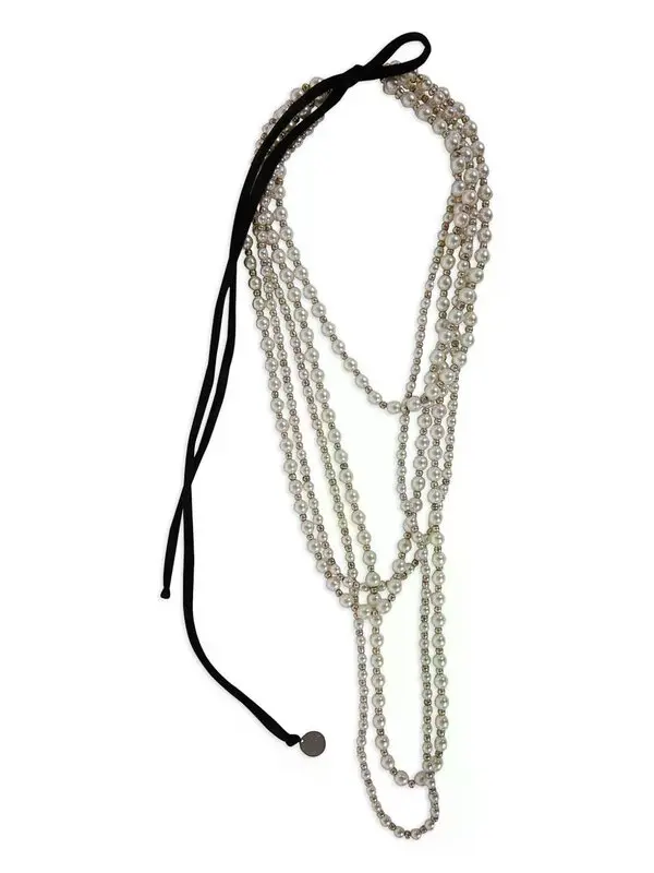 MARIA CALDERARA Beaded Layered Necklace