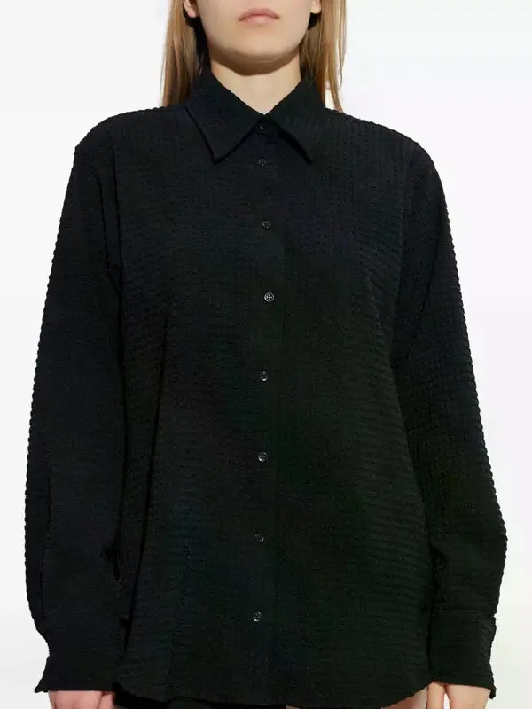 Hunza G Oversized Seersucker Shirt