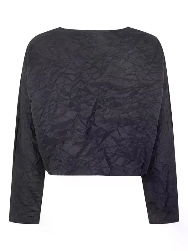 MARIA CALDERARA Crinkled Crop Top