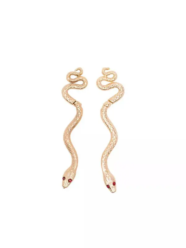 BLAKLACE Snake Chain Earrings - Gold