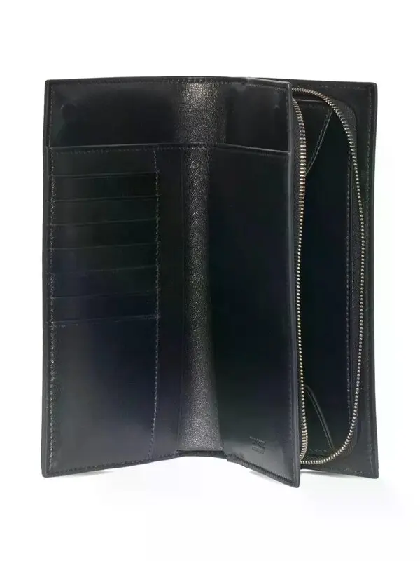 TOM FORD Reptile-effect Zip Wallet