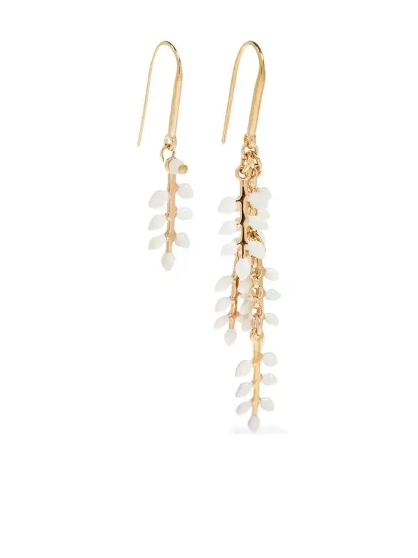 Isabel Marant Leaf Drop Earrings - Gold
