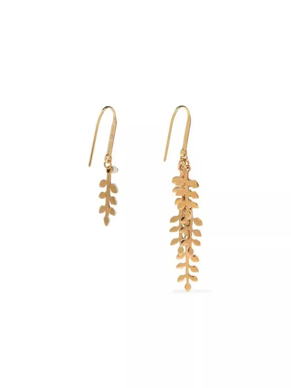 Isabel Marant Étoile Leaf Drop Earrings - Gold