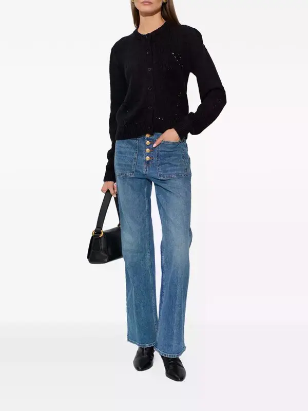 Ulla Johnson Button Knitted Cardigan - Black