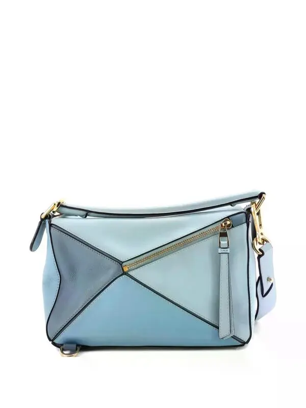 Loewe Puzzle Bag Small Satchel - Blue