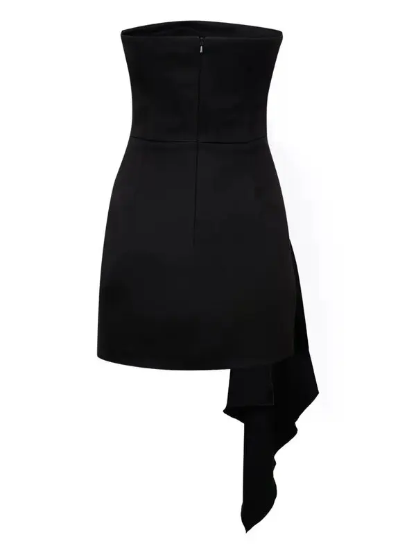 David Koma Draped-hem Mini Dress