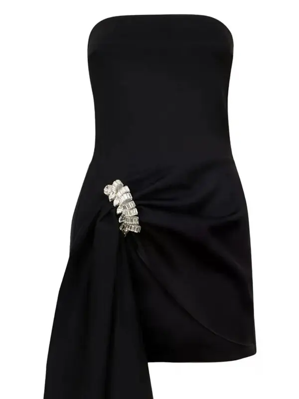 David Koma Draped-hem Mini Dress