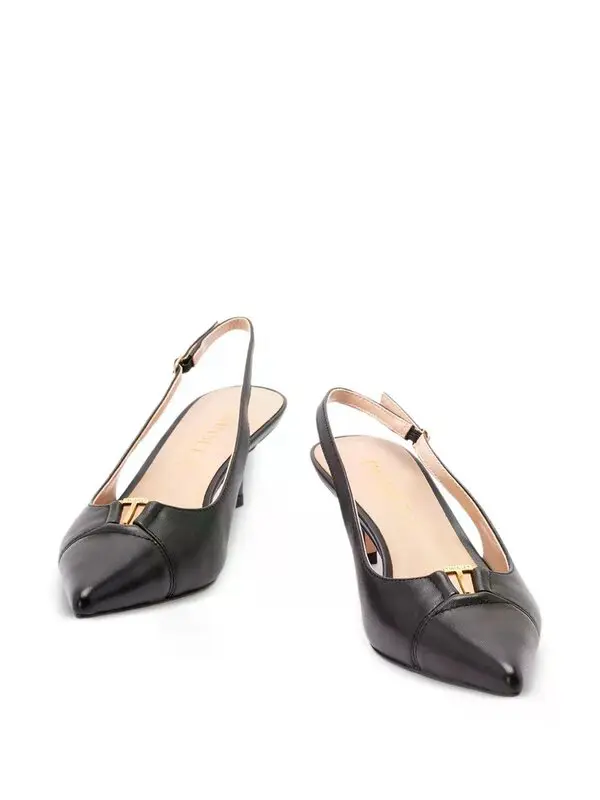 TWINSET Buckle Kitten Heel Pumps