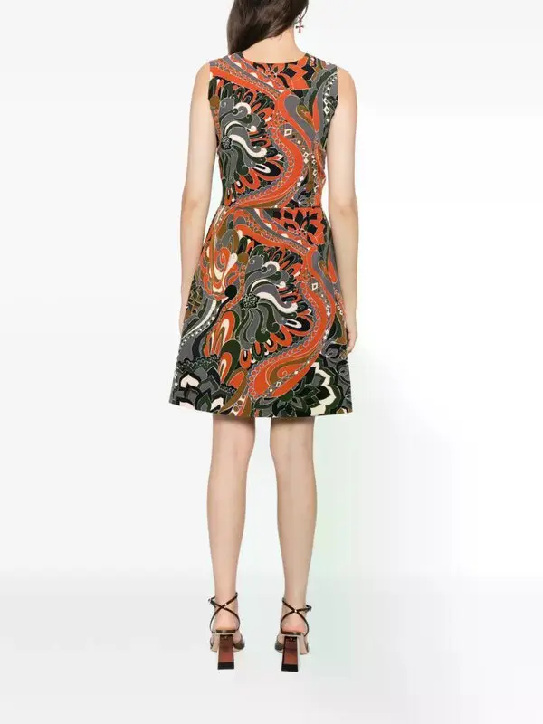 BLAKLACE Knot Paisley Dress