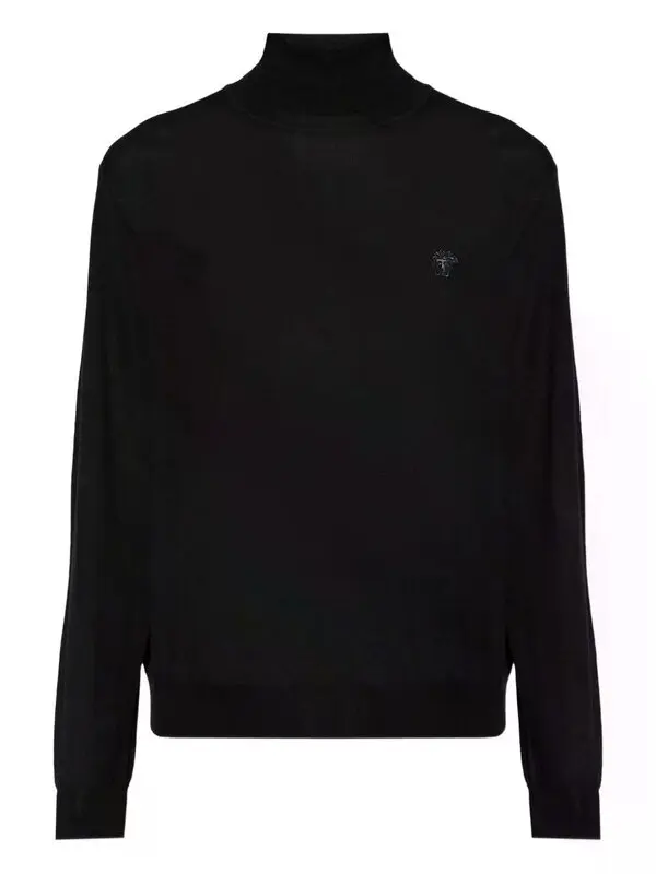 Versace Roll-neck Logo Sweater